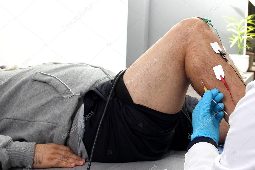 Electromiografía EMG y potencial evocado somatosensorial PEV de las ...