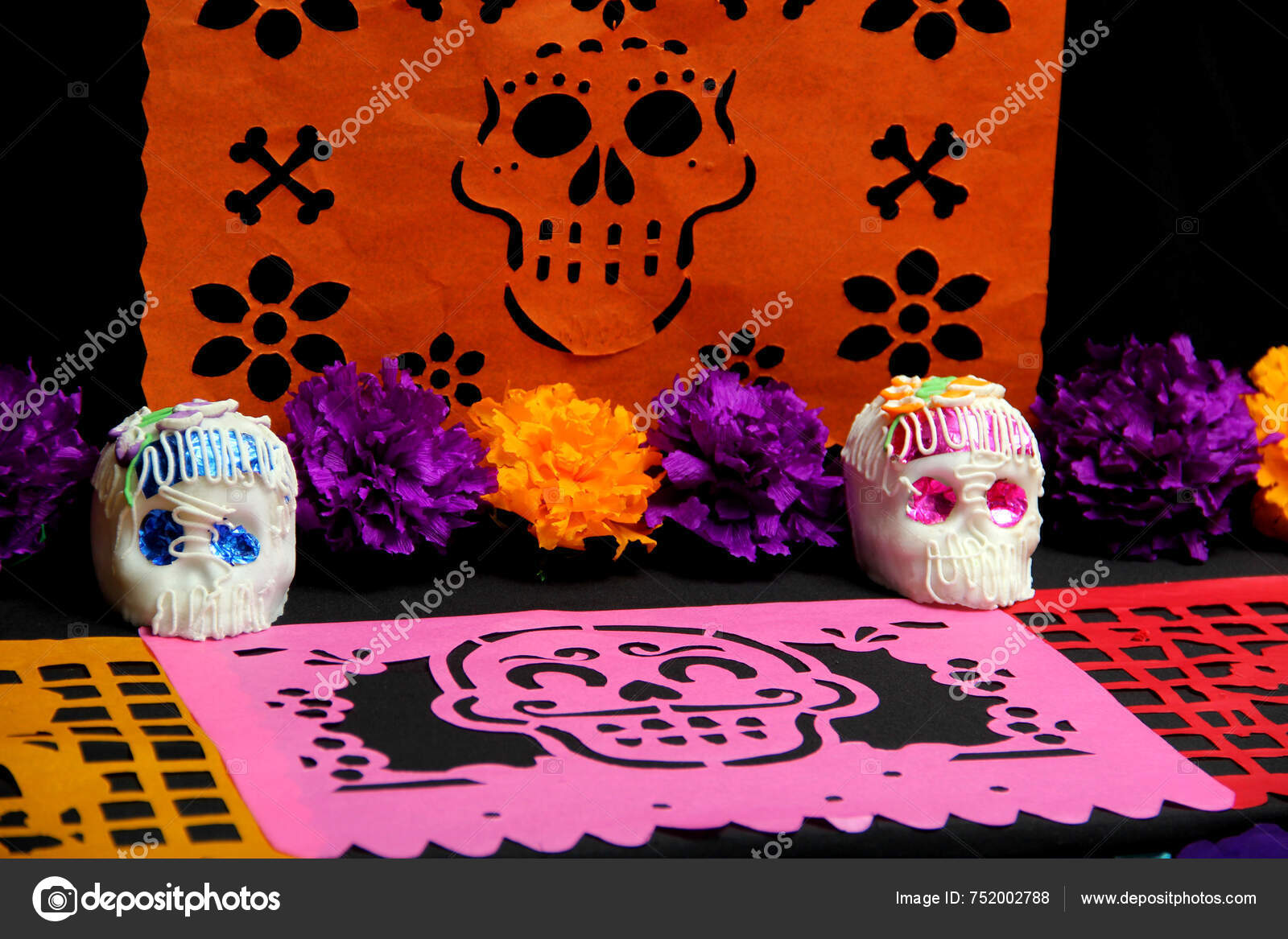Altar Mexicano Del Día Los Muertos Honra Las Almas Los — Foto de stock ...