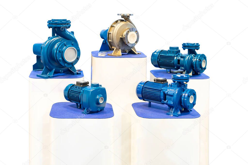 Bomba azul centrífuga de alta presión de varios tipos incluyen motor ...