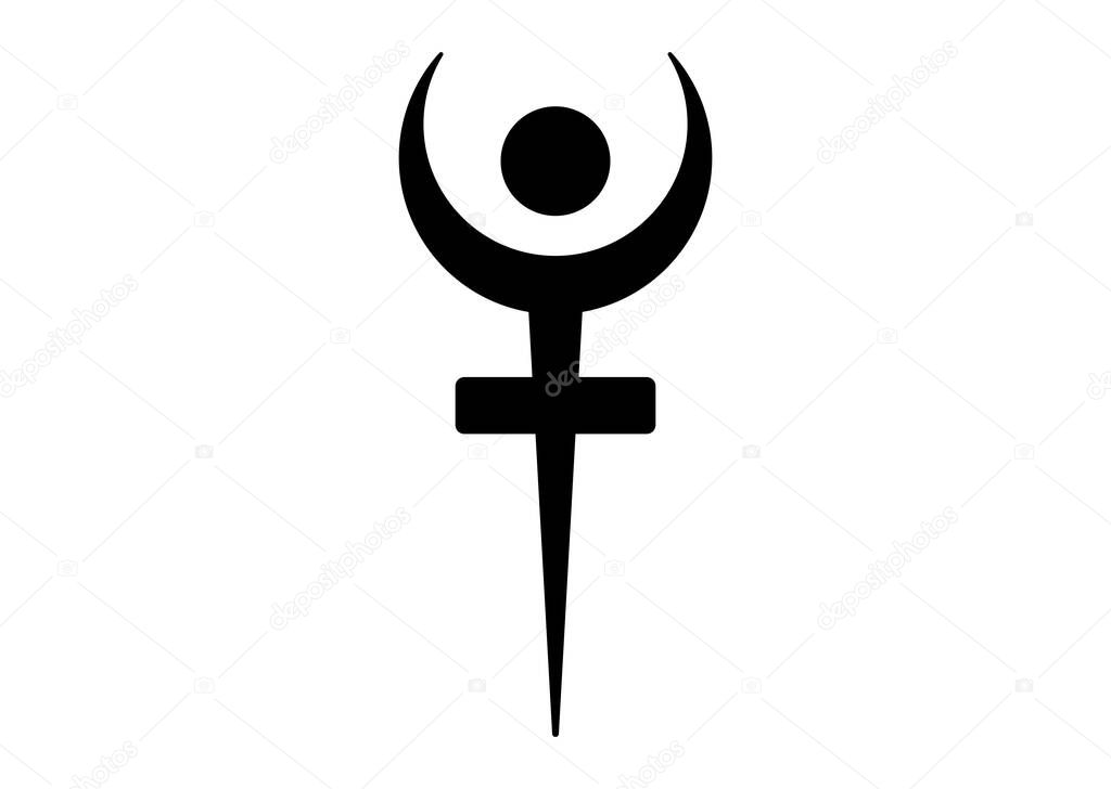 Símbolo Del Dios Del Inframundo Hades Dios Griego Del Inframundo