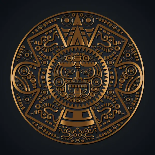 Vectores de Calendario azteca, imágenes vectoriales | Depositphotos