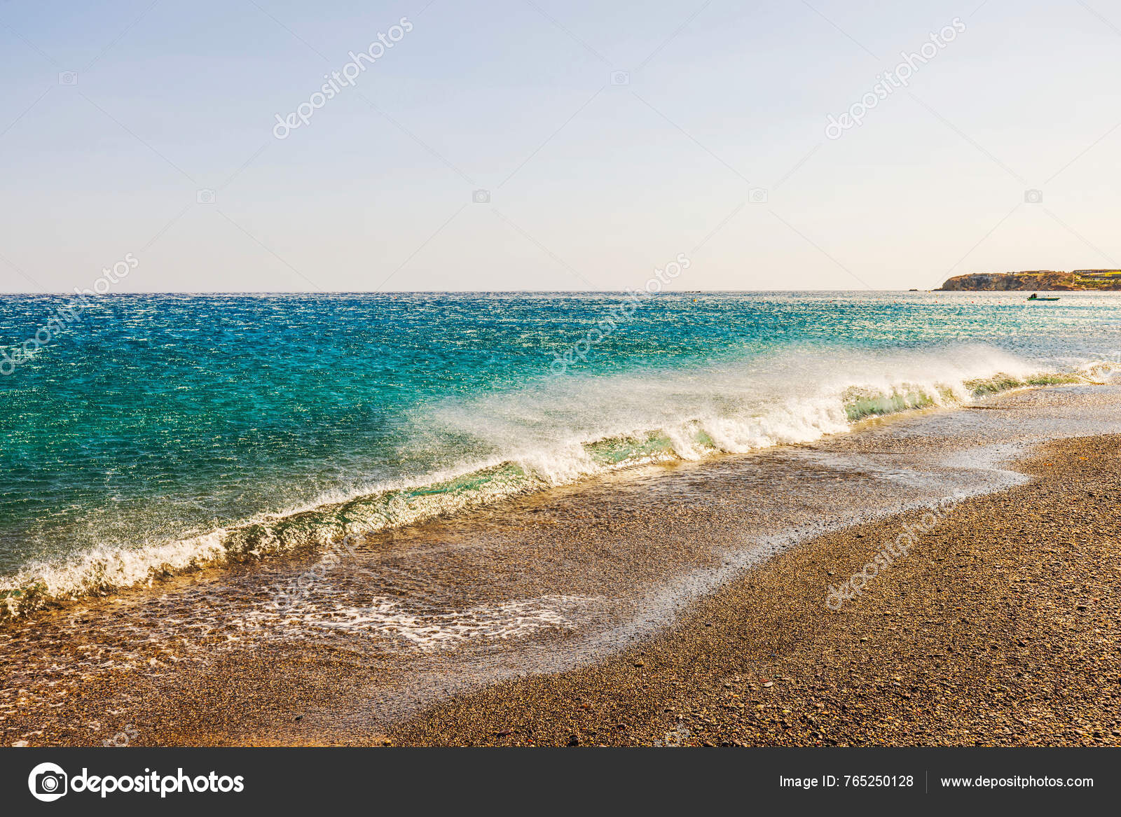 Katabatic Winds Mountains Crete Blow Aegean Sea Waves Back Water ...
