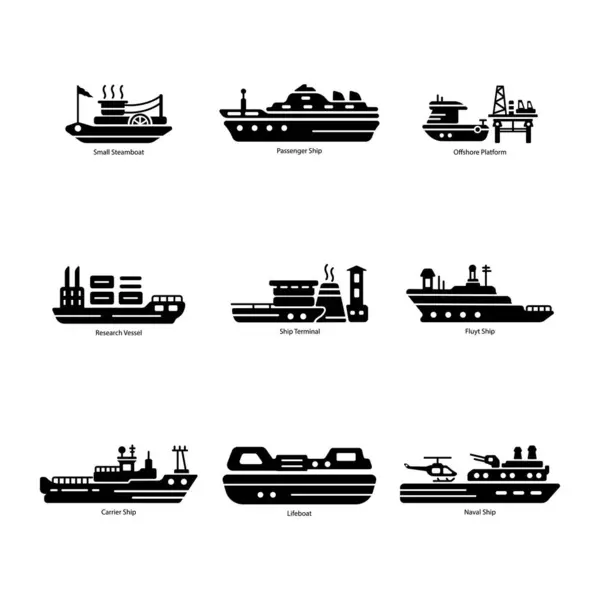 Fleet of ships Vector Images | Depositphotos
