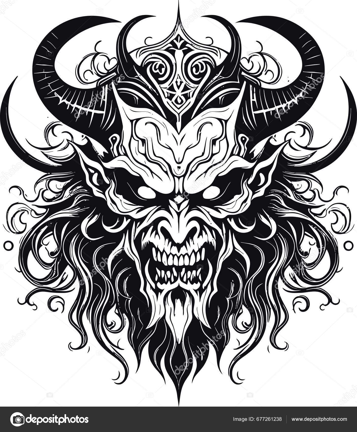 Demon Symbool Bovennatuurlijk