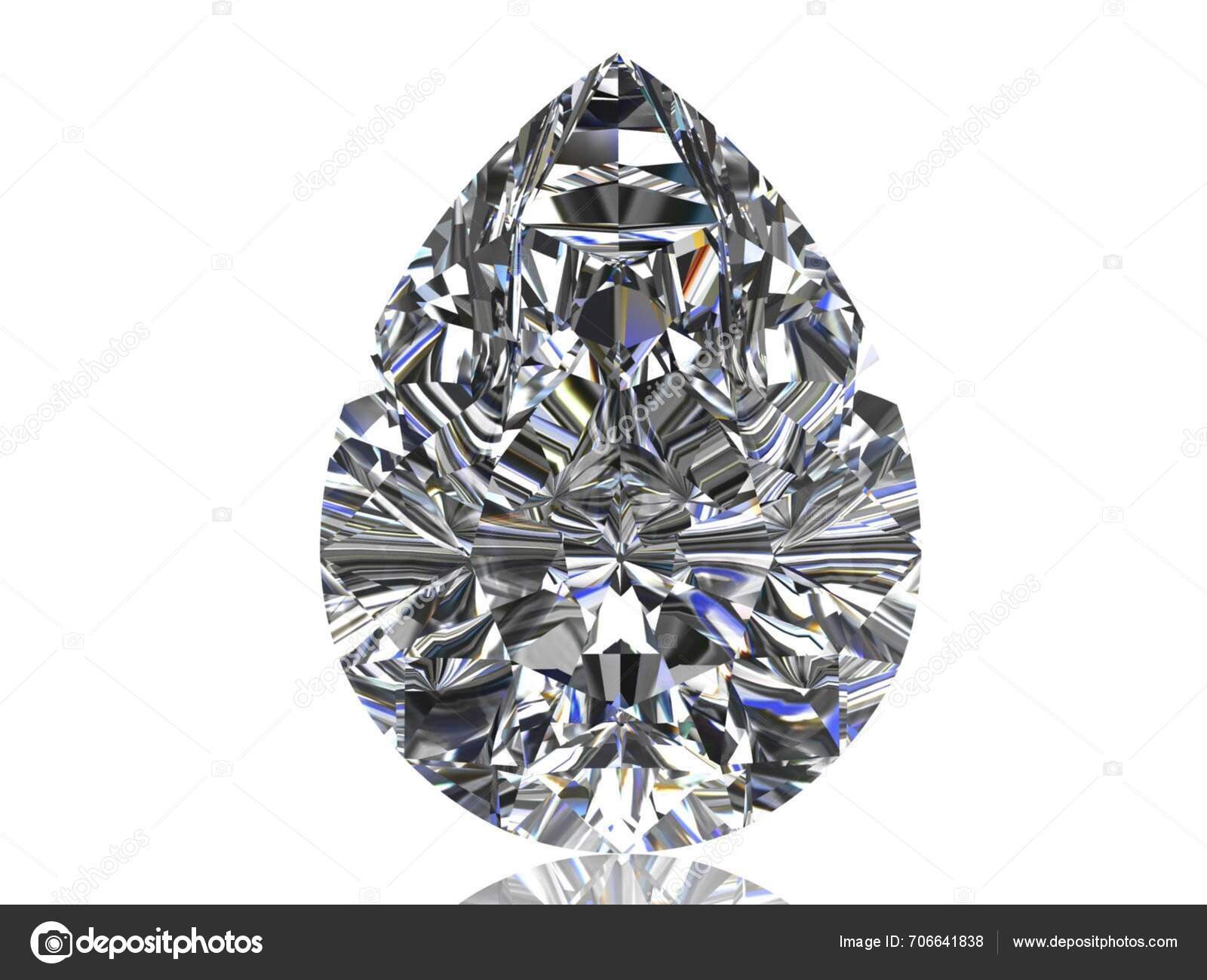 Diamond White Background High Resolution Image — Stock Photo © Boykung ...