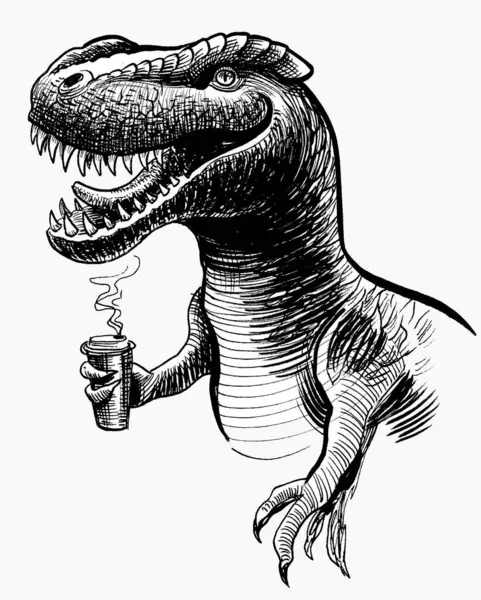 Dinosaur drinking tea Stock Photos, Royalty Free Dinosaur drinking tea ...