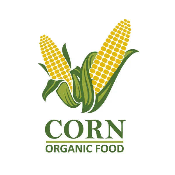 Corn Cob Stamp Isolated White Background Stock Vector by ©alexkava ...