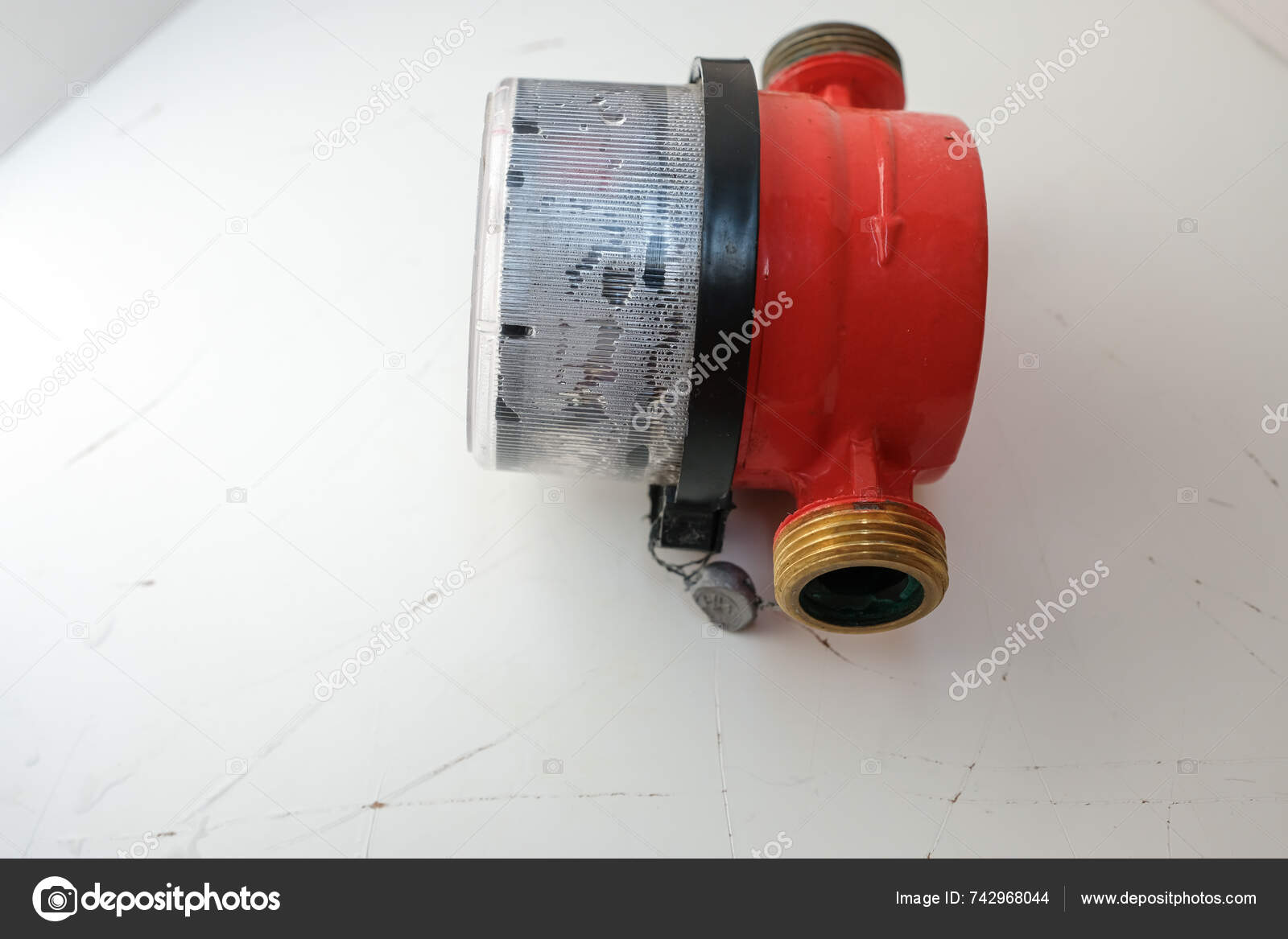 Bad Condition Water Meter Condensation Cover Meter Body Verification ...