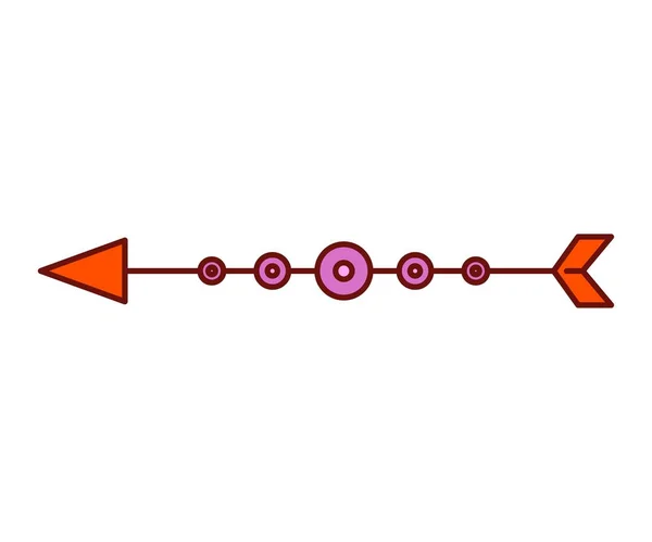 Arrow Weapon White Background Vector Illustration Stock Vector by ...