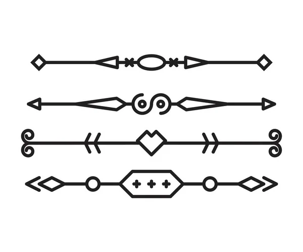 Text Dividers Separators Line Art Illustration Stock Vector by ©loopang ...