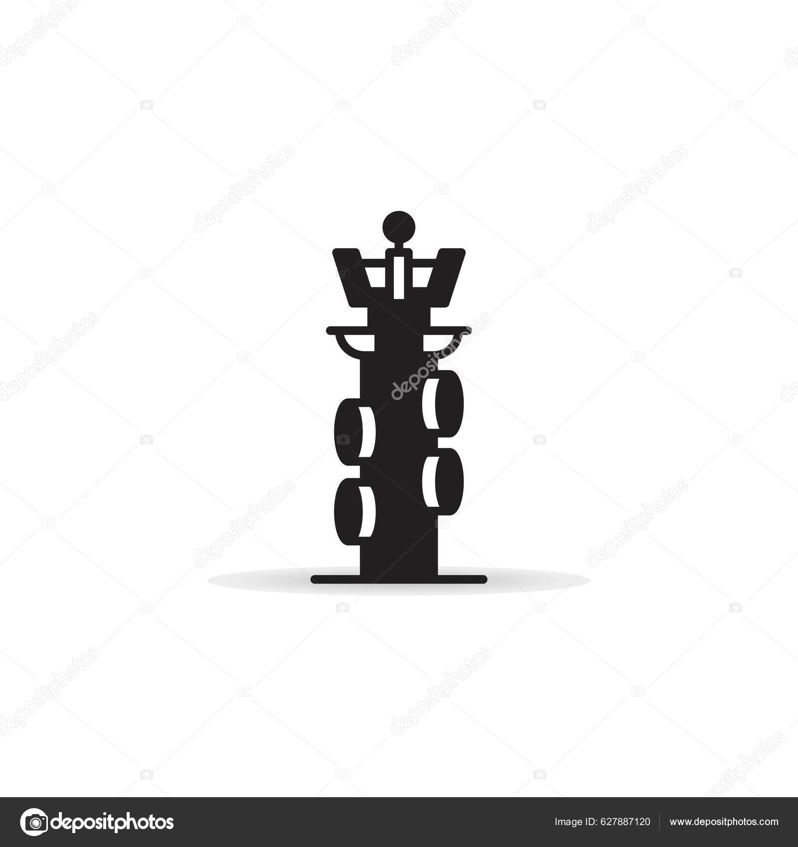 Cell Site Tower Icon White Background Stock Vector by ©loopang 627887120