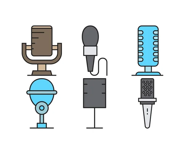 Microphone Icons Set Vector Illustration Vector de stock por ©loopang ... Microphone Icons Set Vector Illustration Vector de stock por ©loopang ...