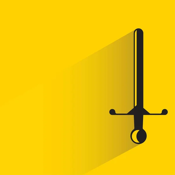 Toothbrush Shadow Yellow Background Stock Vector by ©loopang 444538880