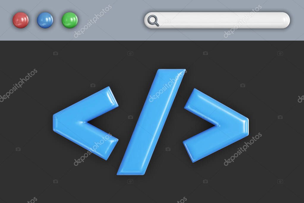 Desarrollo de c digo de programa. Codificaci n web o concepto de programaci n web. Ventana del ...