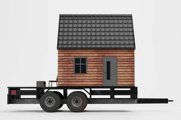 Realistic Render Tiny House Stock Photo by ©3drenderings 691630864