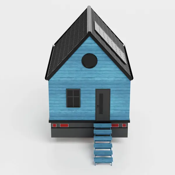 Realistic Render Tiny House Stock Photo by ©3drenderings 691630864