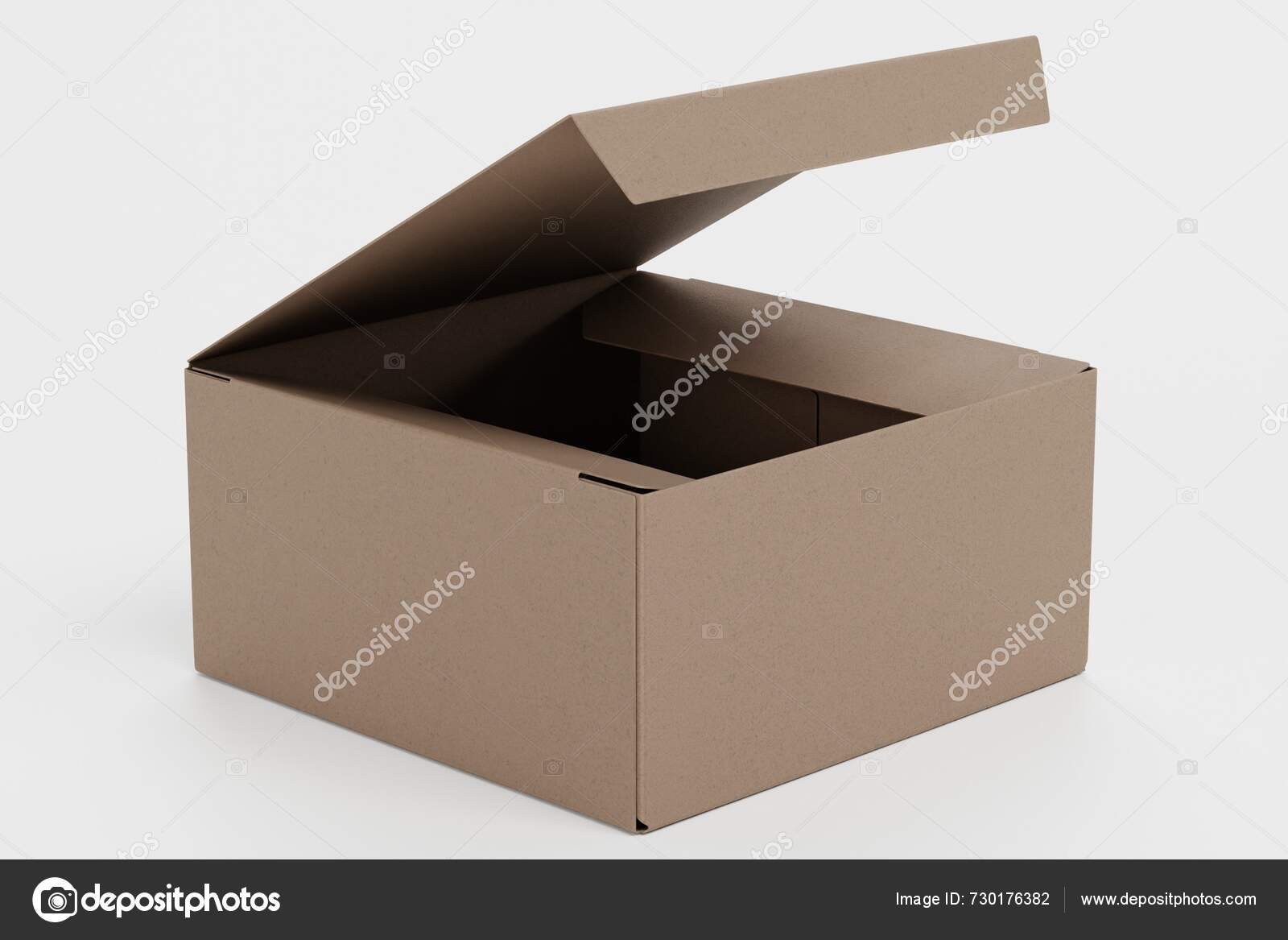 Realistic Render Paper Box — Stock Photo © 3drenderings #730176382