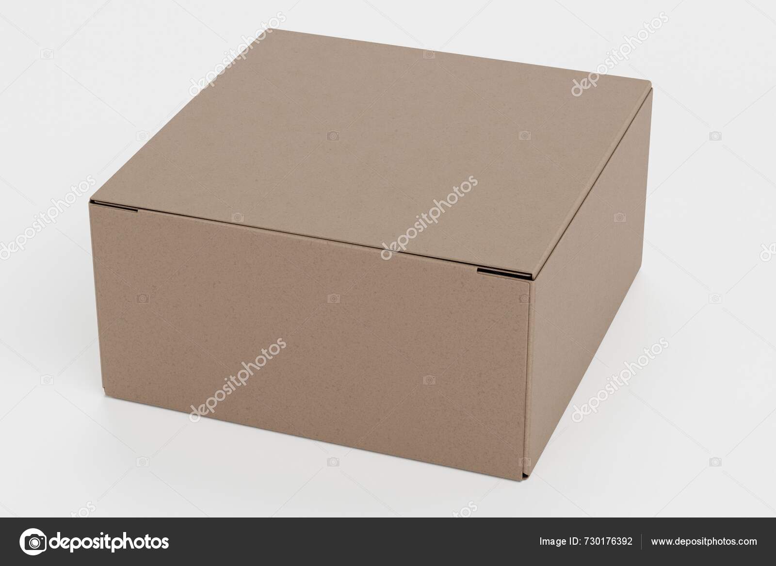 Realistic Render Paper Box — Stock Photo © 3drenderings #730176392