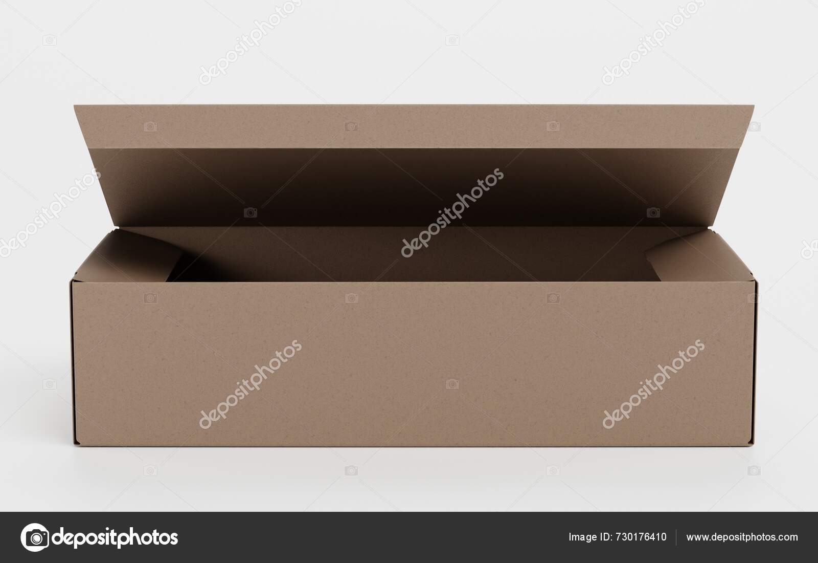 Realistic Render Paper Box — Stock Photo © 3drenderings #730176410