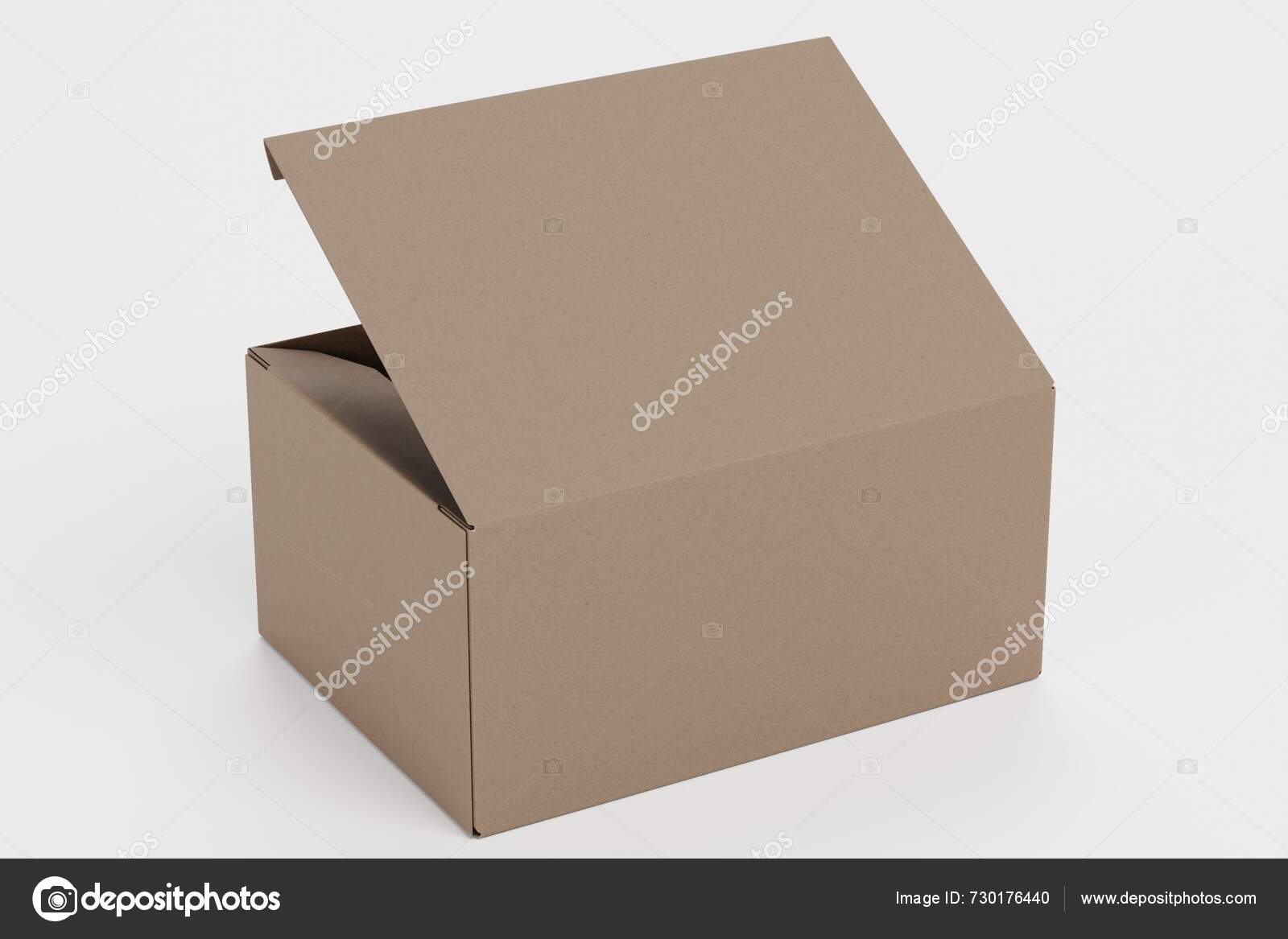 Realistic Render Paper Box — Stock Photo © 3drenderings #730176440