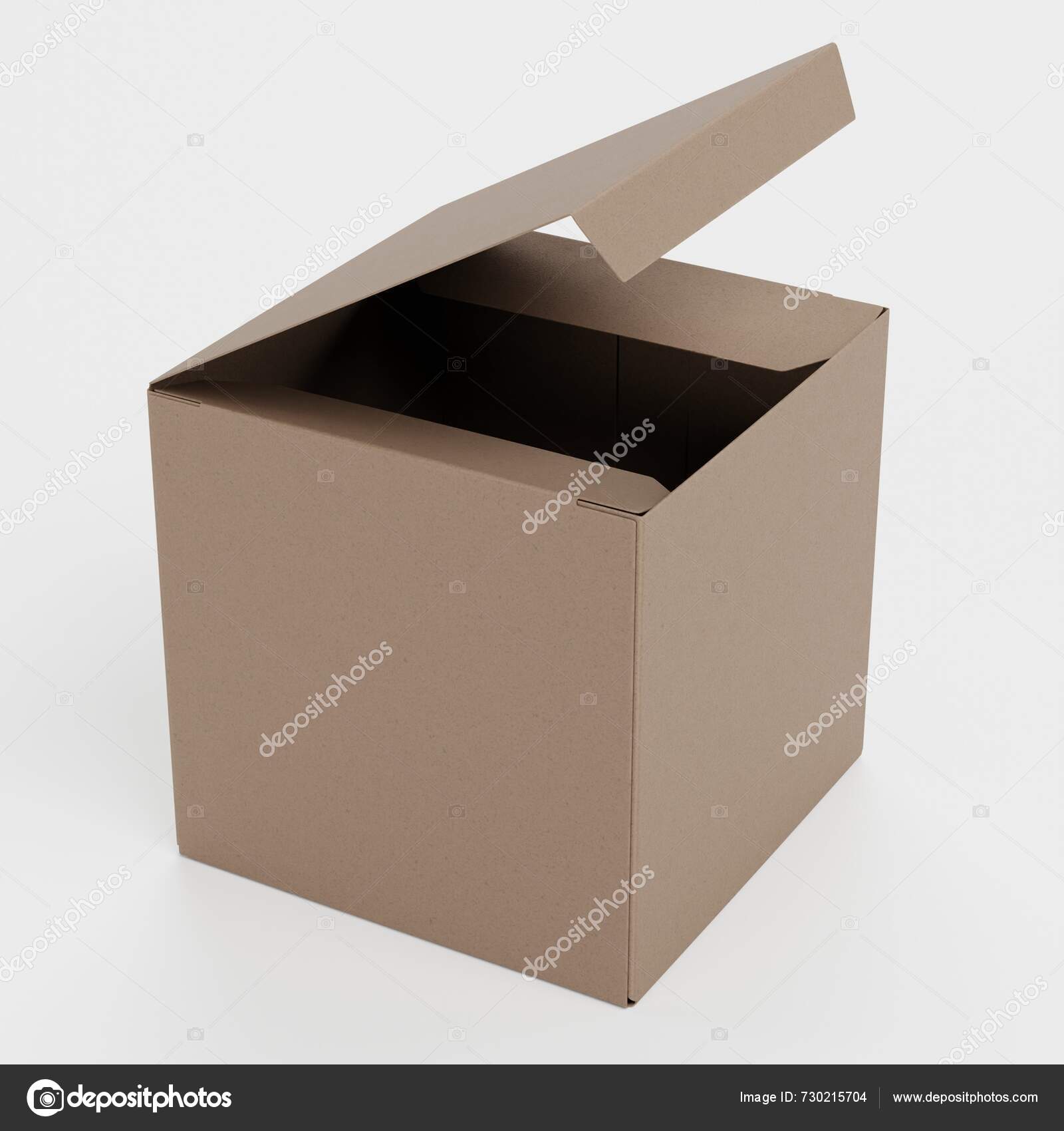 Realistic Render Paper Box — Stock Photo © 3drenderings #730215704