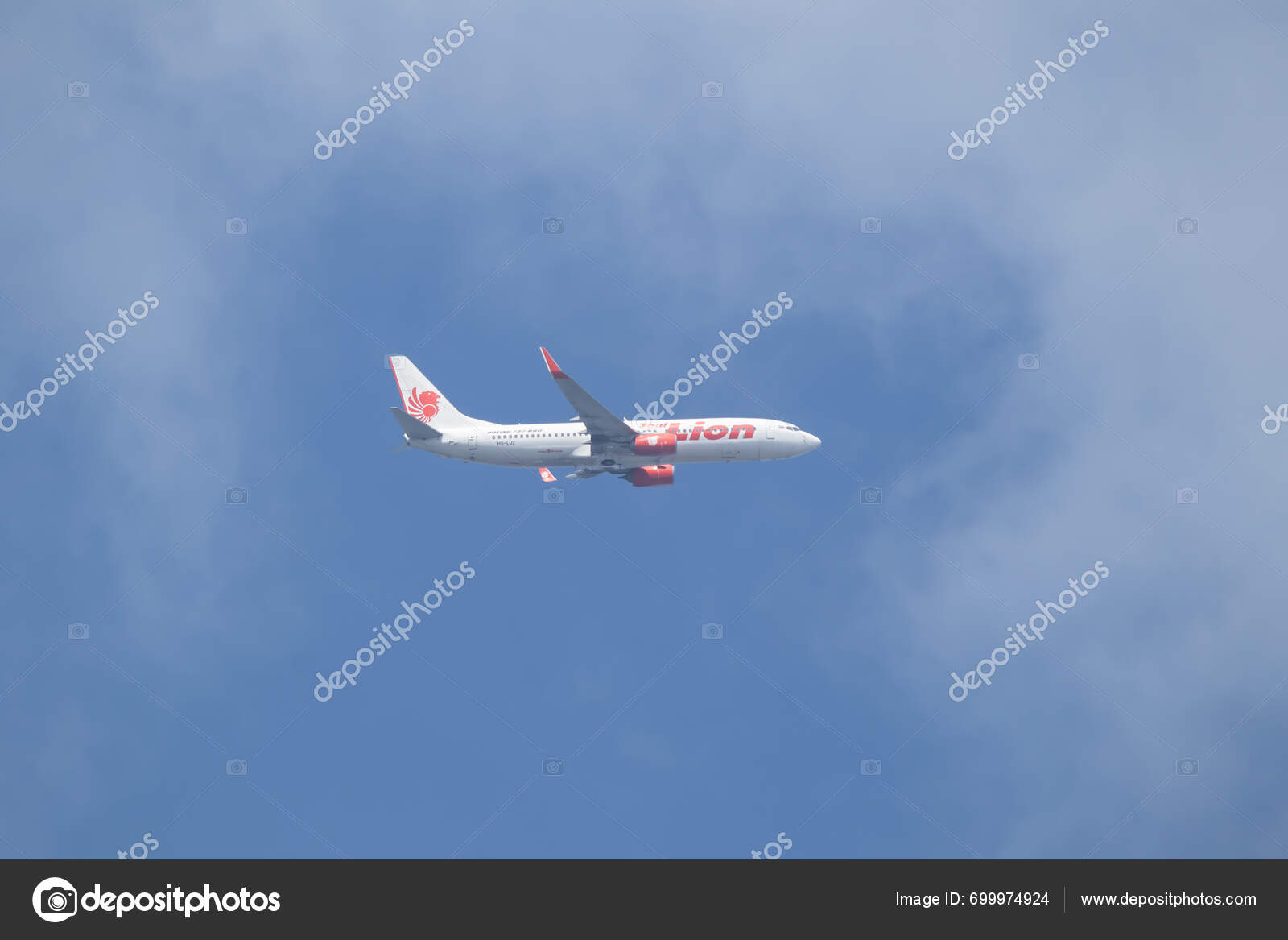 Chiangmai Thailand November 2023 Luz Boeing 737 800 Thai Lionair ...
