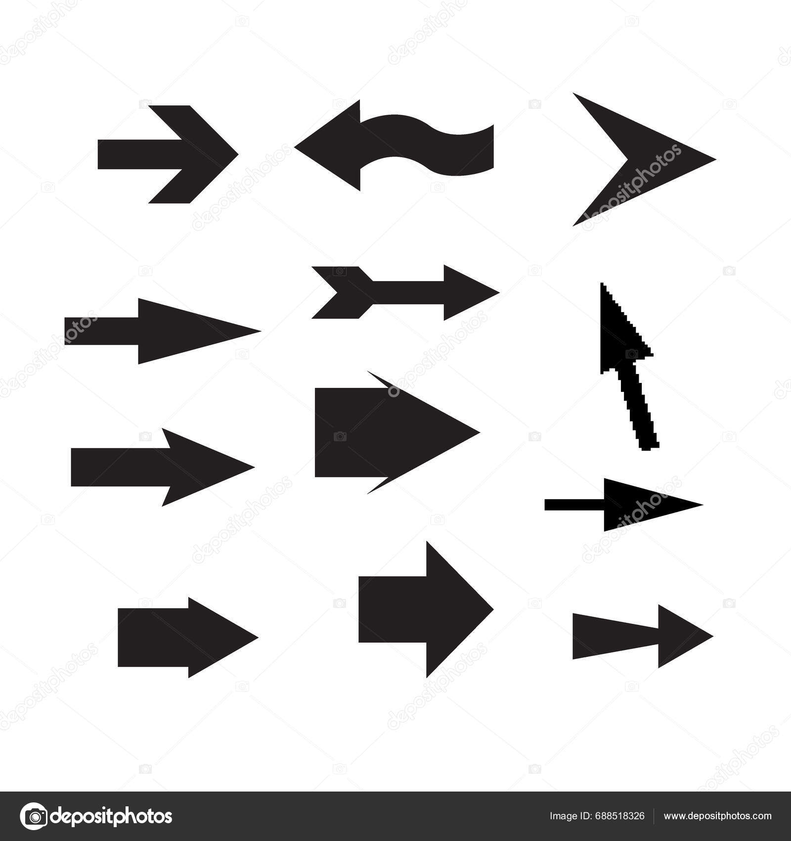 Set Black Vector Arrows Arrow Icon Arrow Vector Icon Arrow Stock Vector ... Set Black Vector Arrows Arrow Icon Arrow Vector Icon Arrow Stock Vector ...