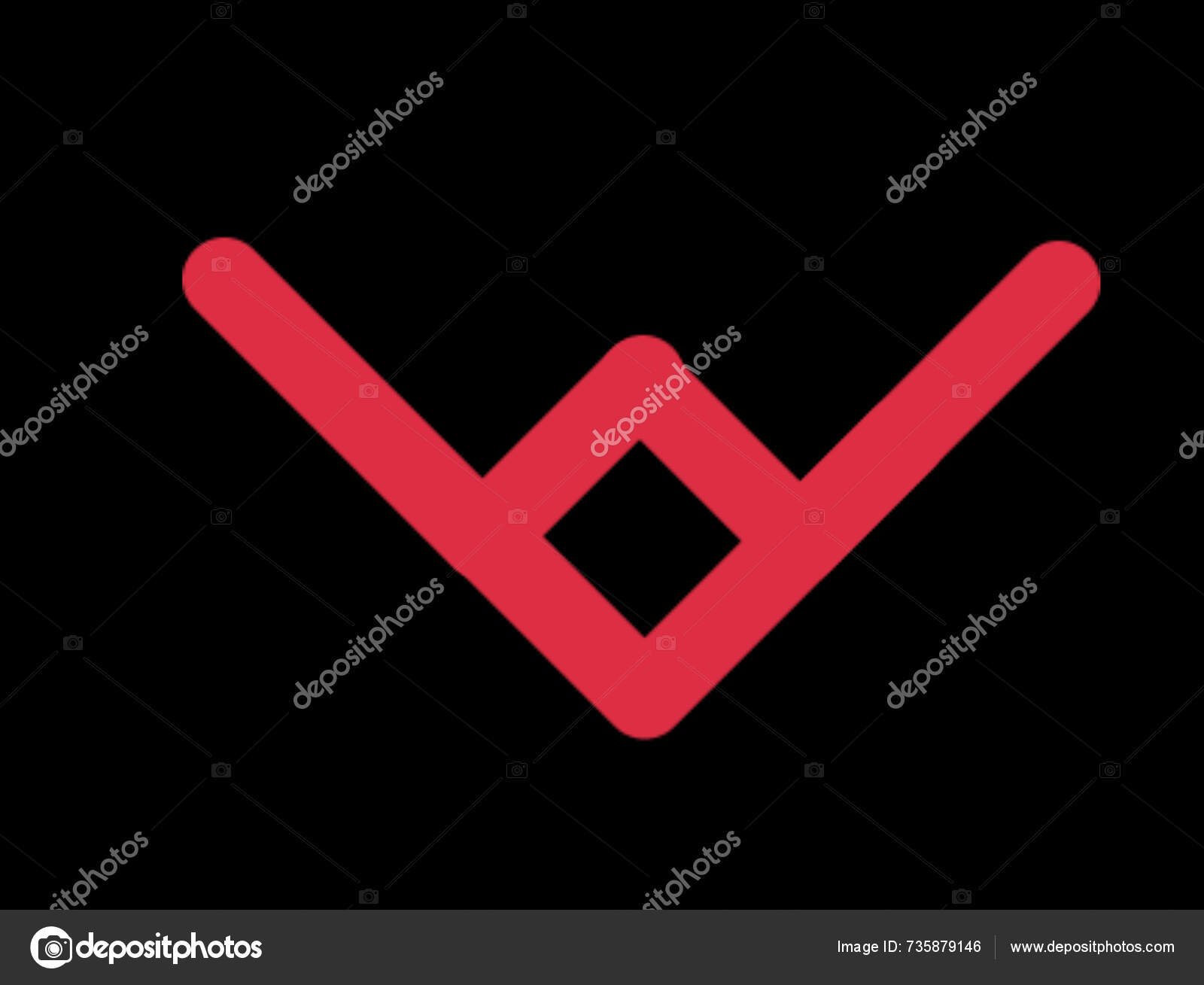 Abstract Red Figures Black Background — Stock Photo © VLS #735879146