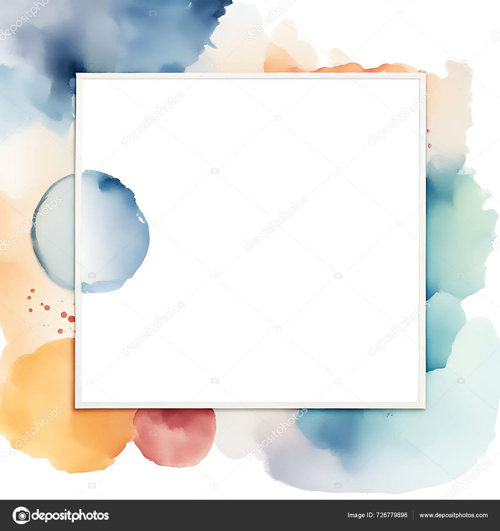 Watercolor Frame Border Background Texture Watercolour Background Hand ...