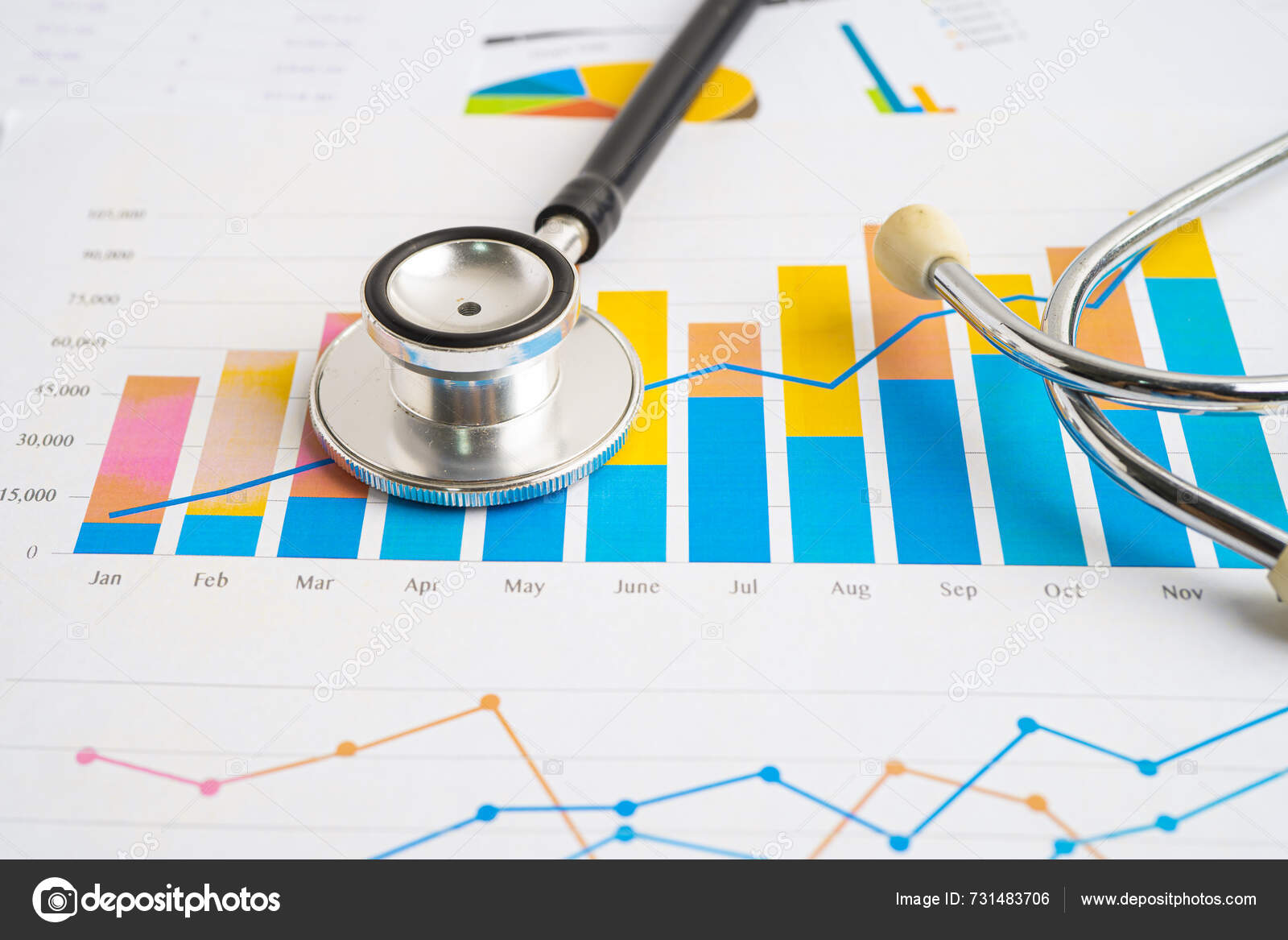 Stethoscope Spreadsheet Graph Paper Finance Account Statistics ... Stethoscope Spreadsheet Graph Paper Finance Account Statistics ...