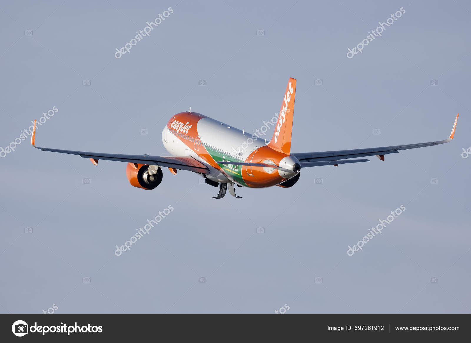 Prague December 2023 Easyjet Airbus A320 251N Reg Uzho Vaclav – Stock ...