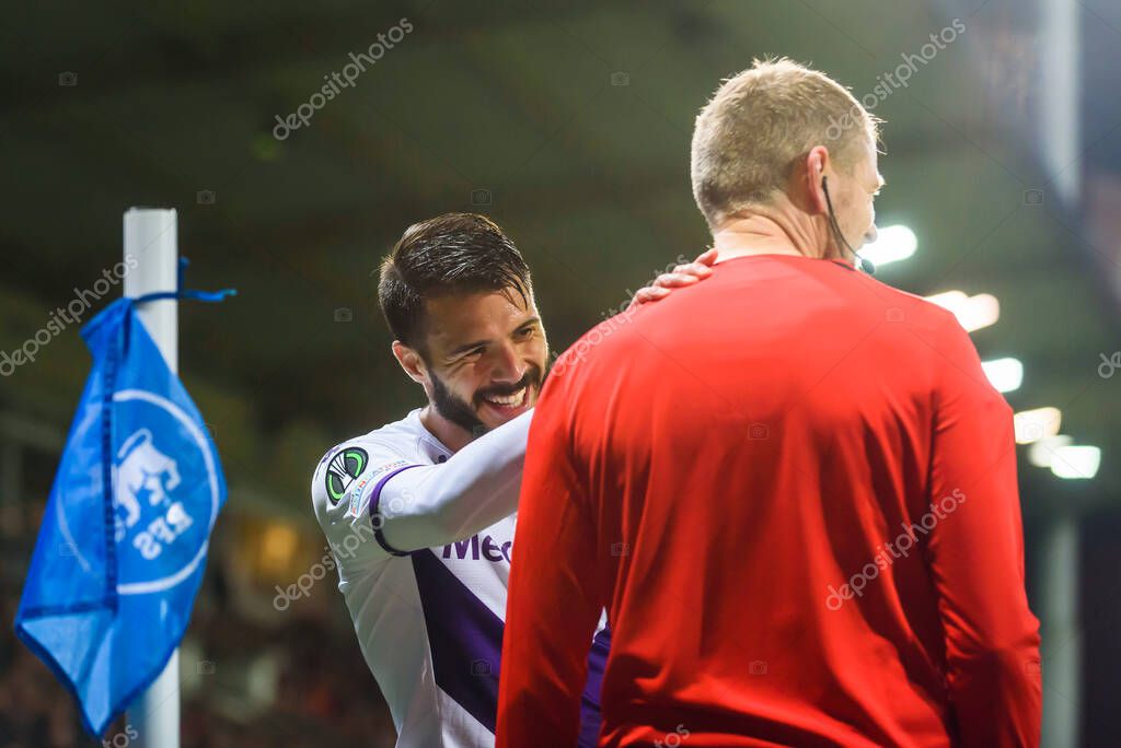 RIGA, LATVIA. 3 noviembre 2022. UEFA Europa Conference League Grupo A ...