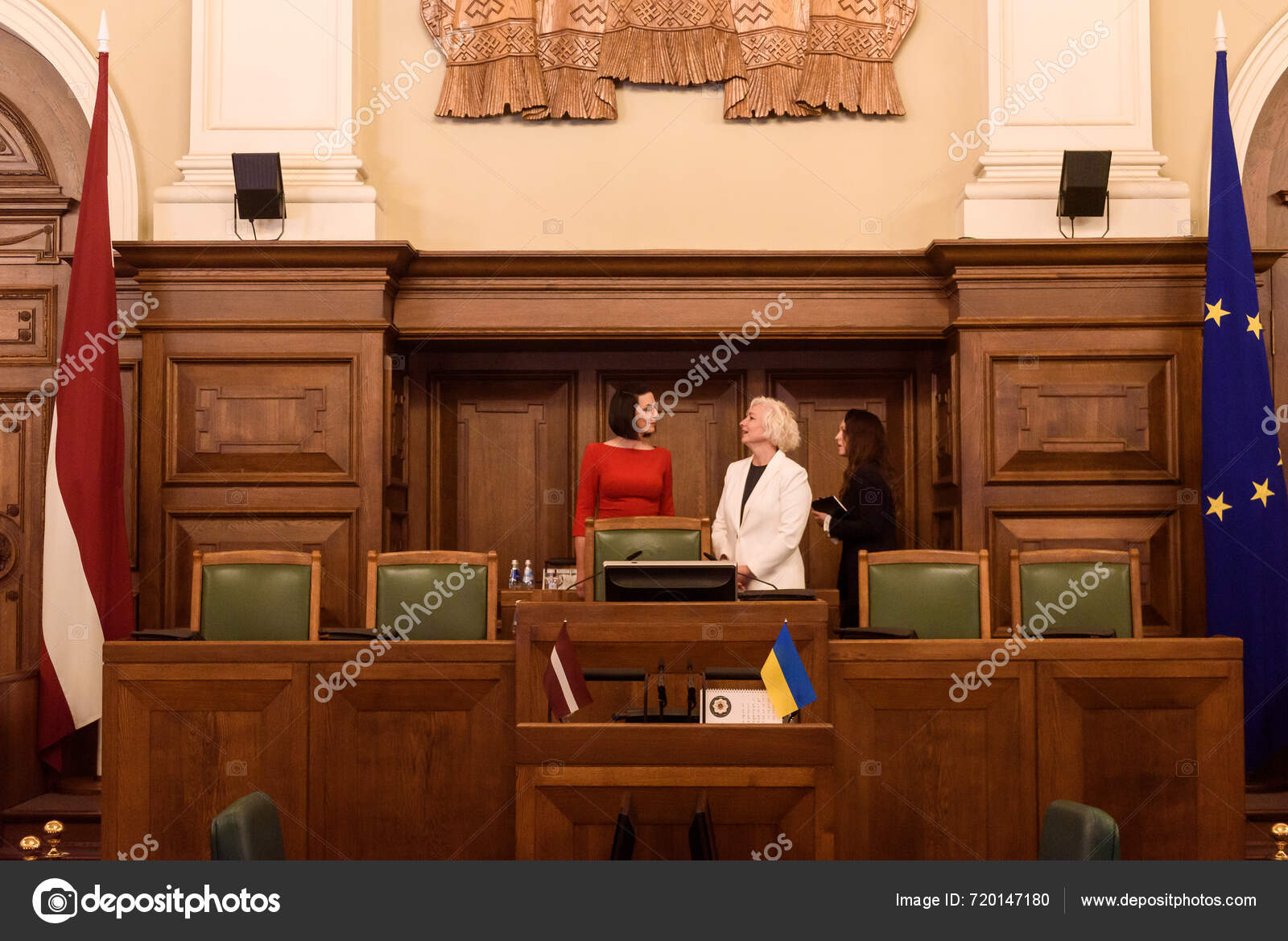 Riga Latvia Mayo 2024 Marketa Pekarova Adamova Presidenta Del ...