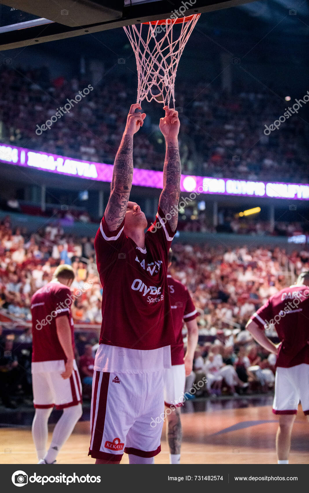 Riga Latvia 7Th July 2024 Fiba Olympic Qualifying Tournament 2024 ...