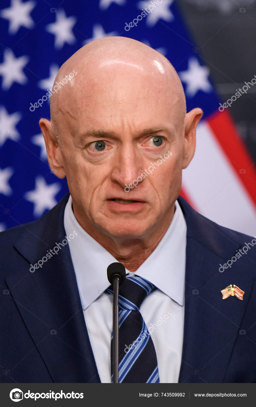 Riga Latvia 30Th August 2024 Mark Kelly Senator Delegation Senators ...