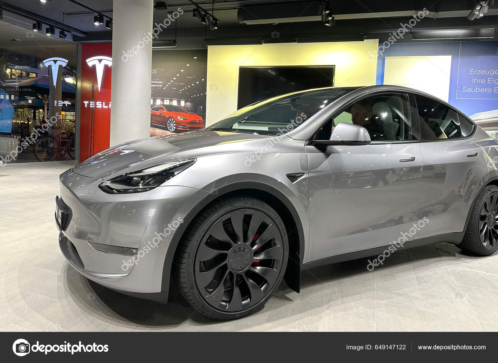 Tesla Car Model Liquid Silver Dubbed Mercury Silver Metallic Color ...