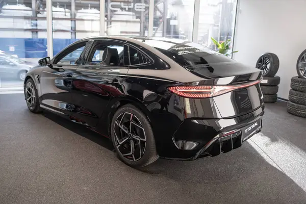 Byd Seal 2024 Electric Car Rear View Lilac Metallic Suv — Stock ...