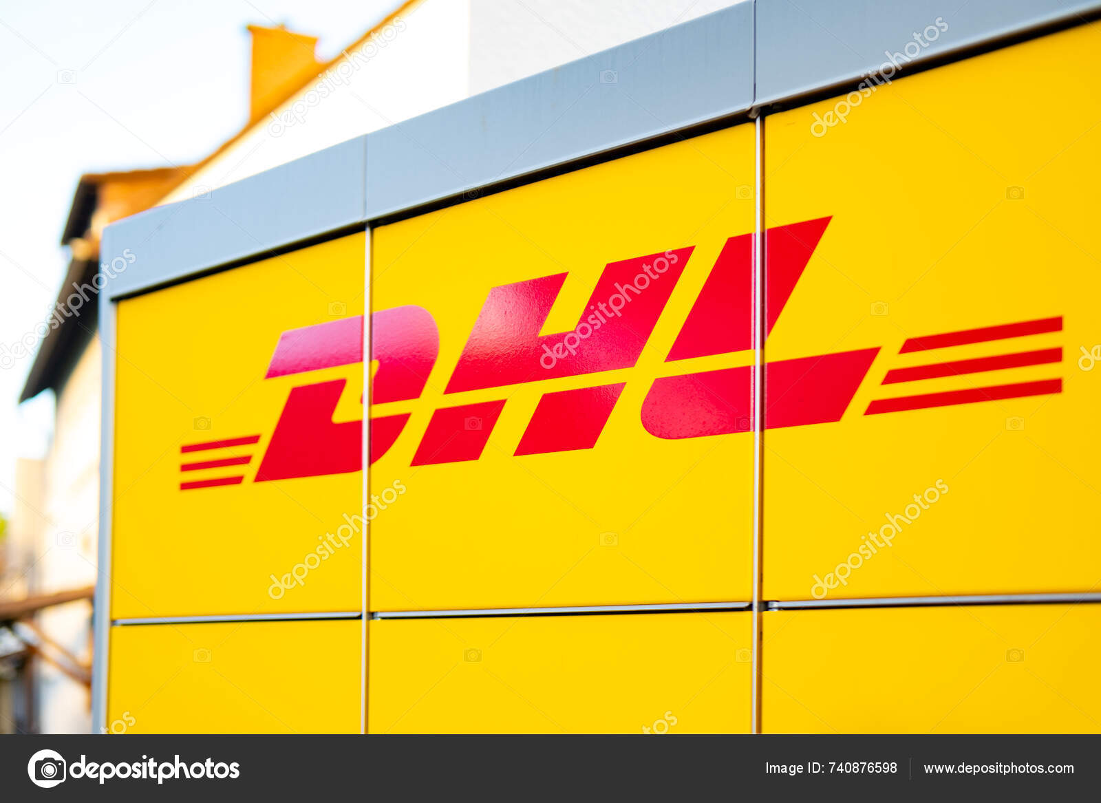 Dhl Logo Packstation Sign Self Service Packstation Provides Convenient ...