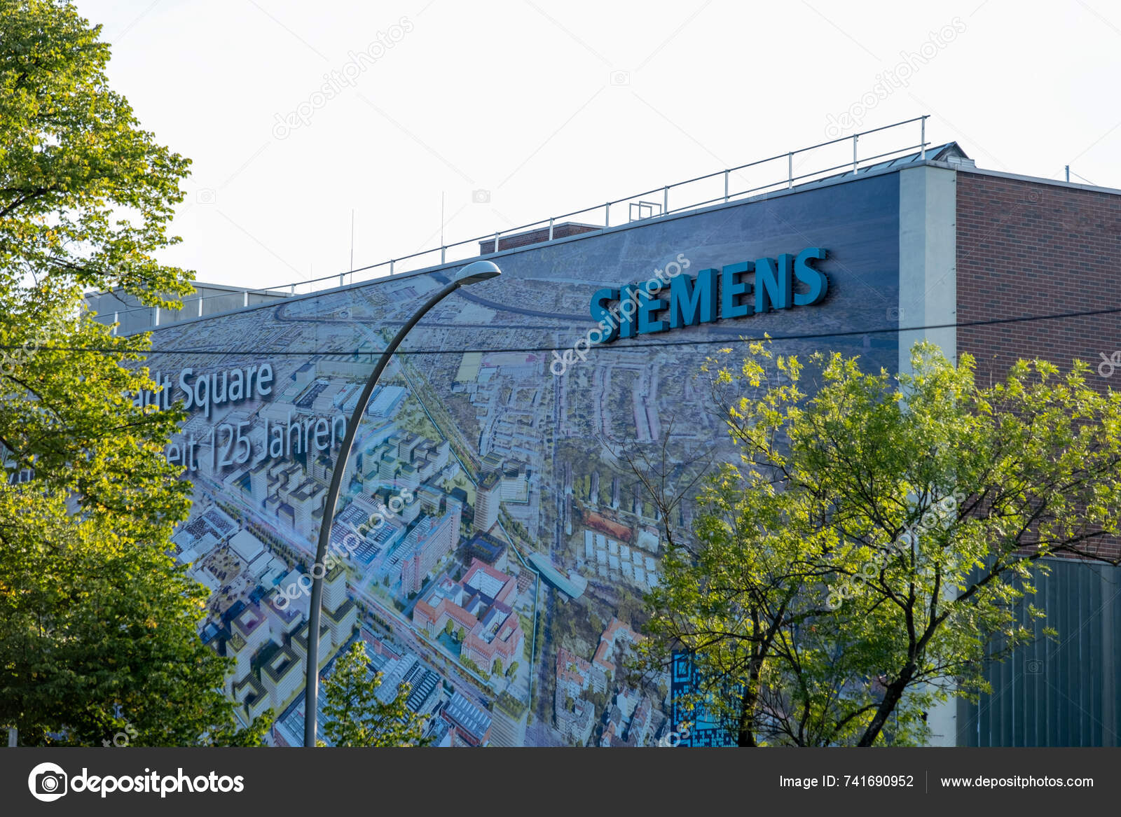 Siemens Logo Office German Conglomerate Siemens Operating Electrical Engineering Electronics ...