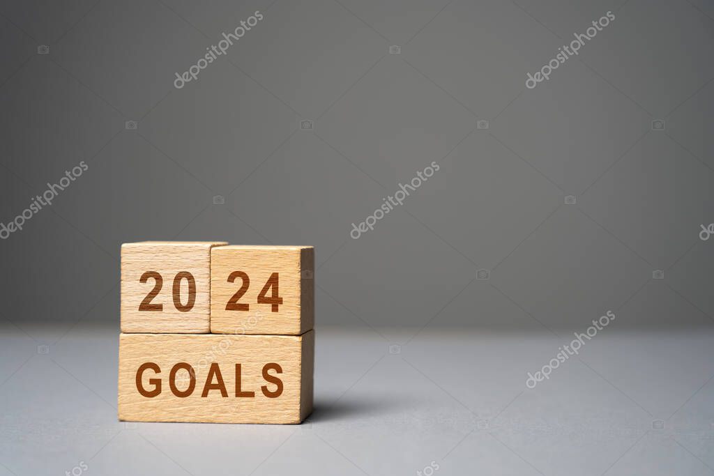 Concepto de metas 2024. Estrategia de planificación, planes y tareas ...