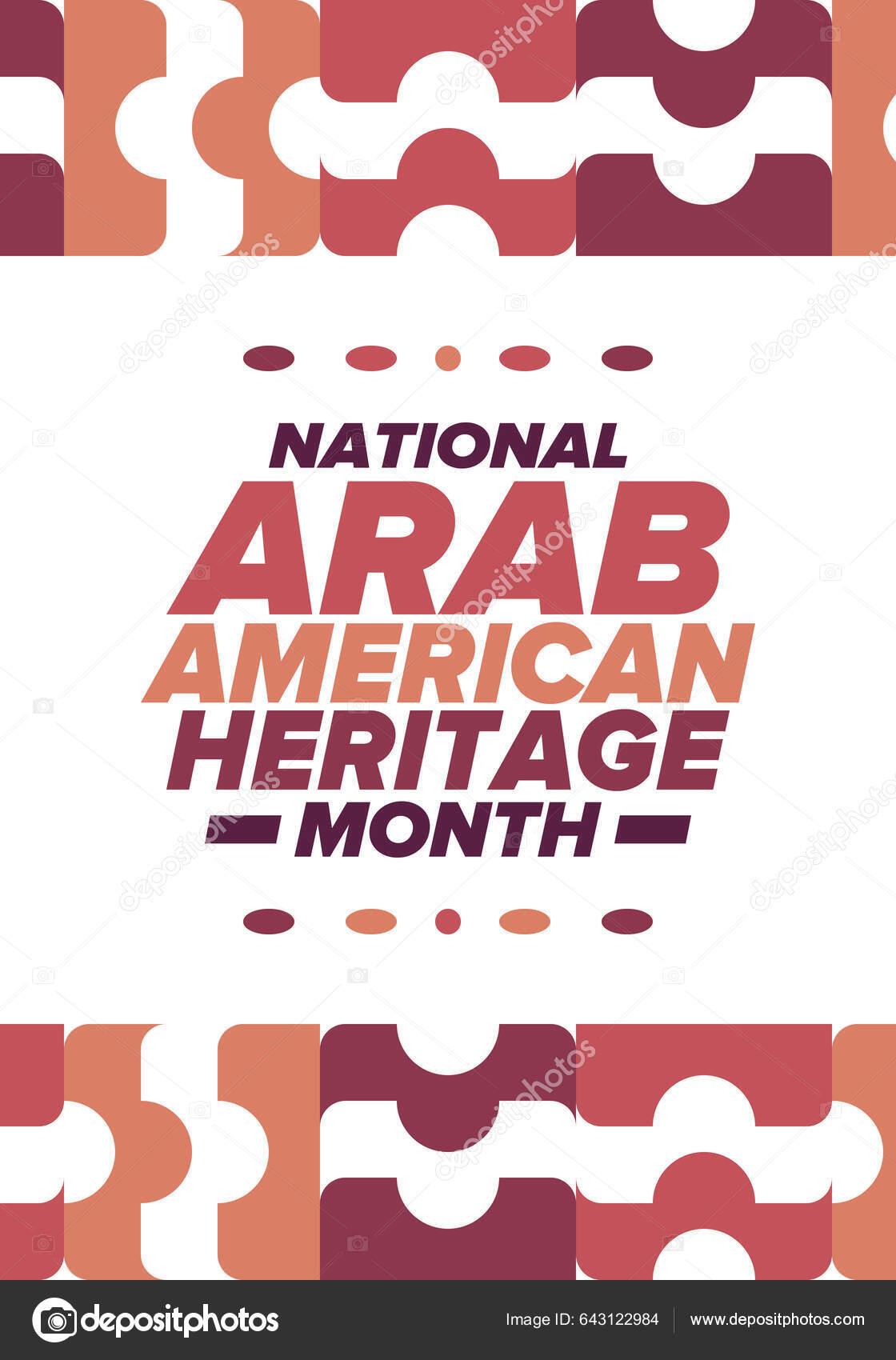 Native Arab American Heritage Month April Arab American Culture ...