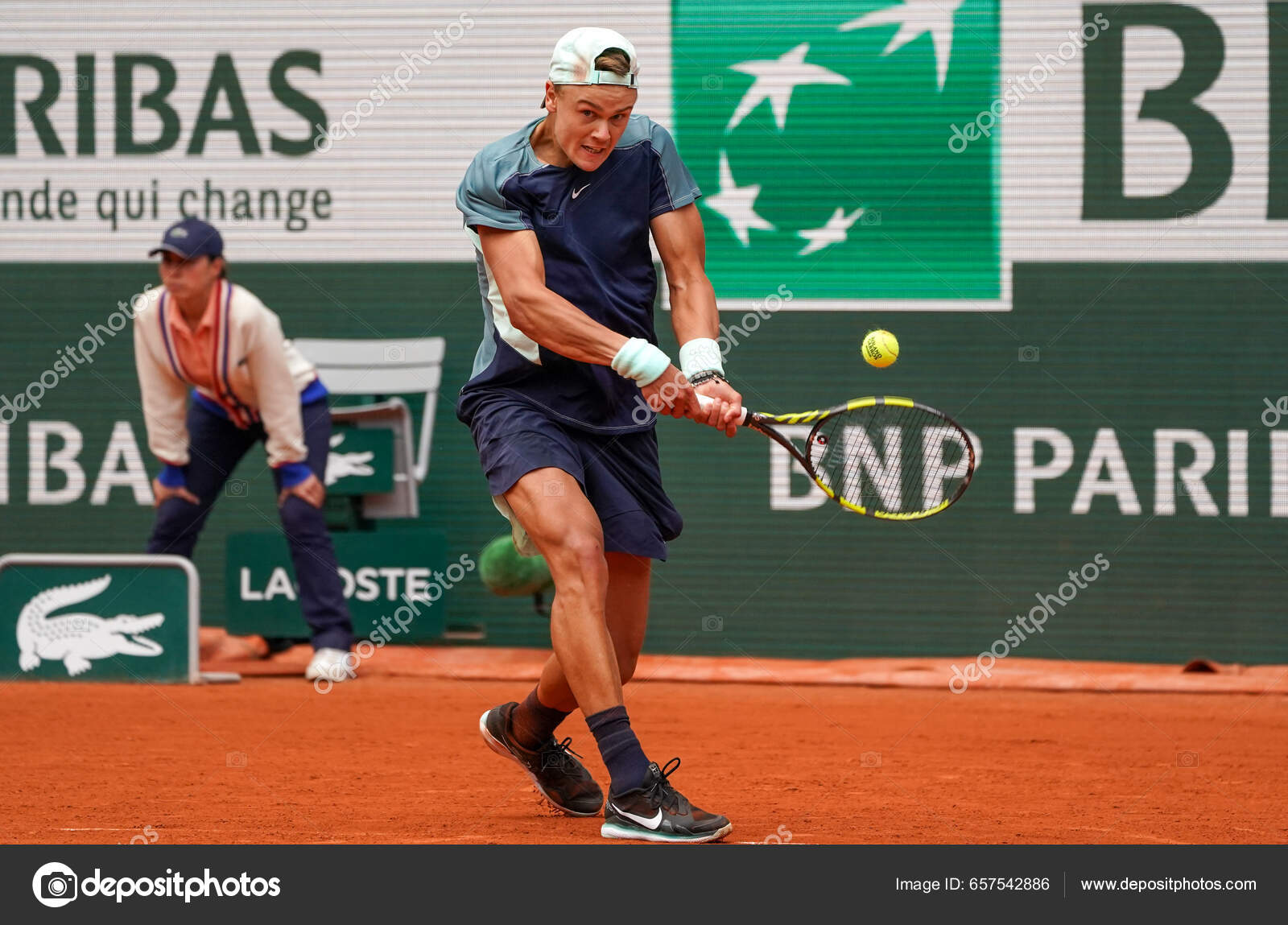 Paris France May 2022 Professional Tennis Player Holger Rune Denmark ...