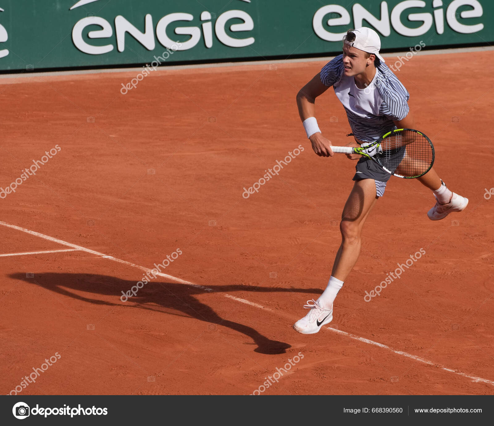 Paris France May 2023 Professional Tennis Player Holger Rune Denmark ...