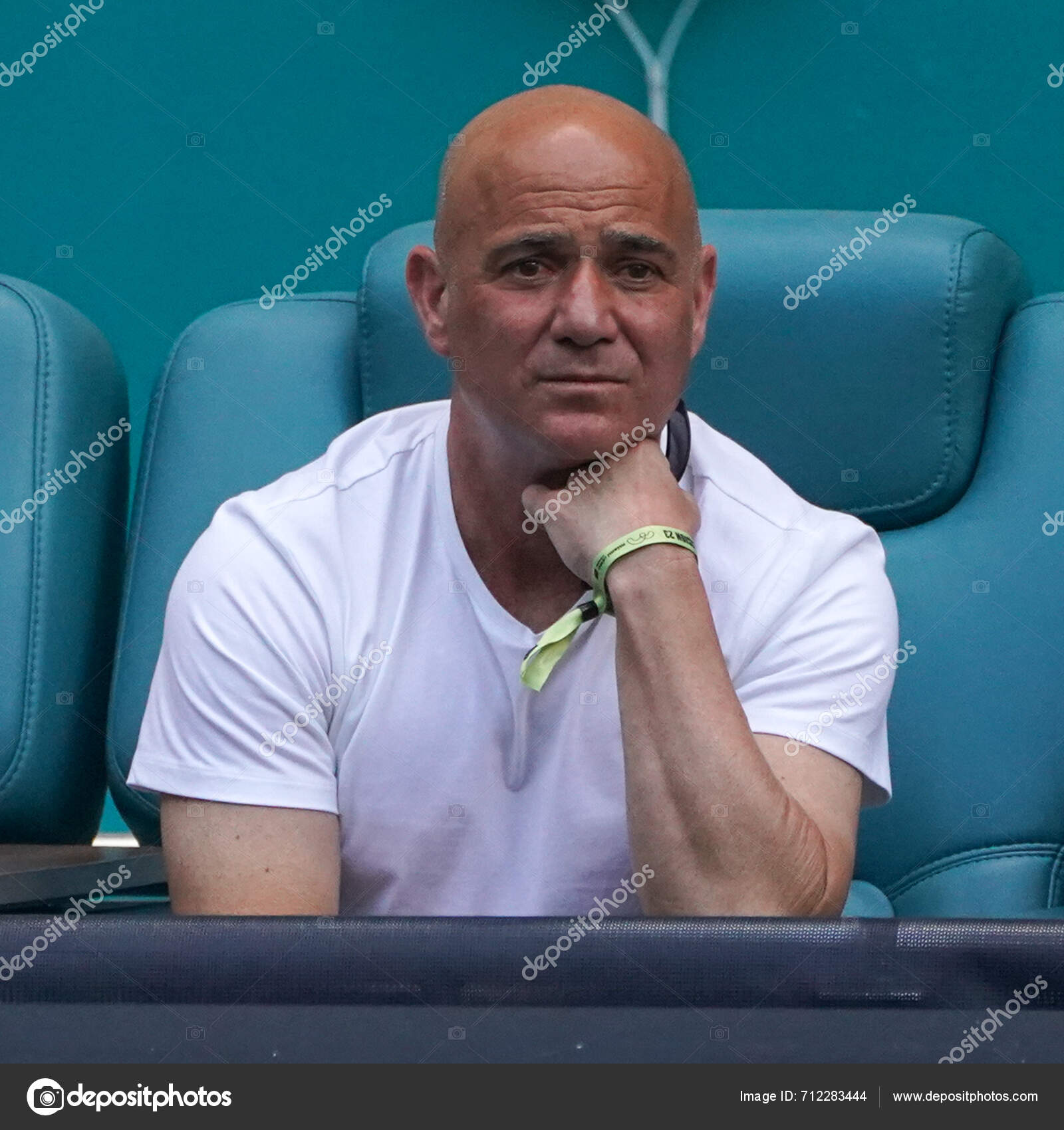 Miami Gardens Florida March 2024 Andre Agassi Attends 2024 Miami ...