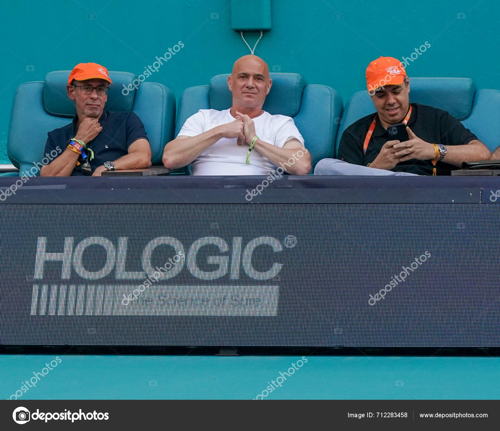 Miami Gardens Florida March 2024 Andre Agassi Attends 2024 Miami ...