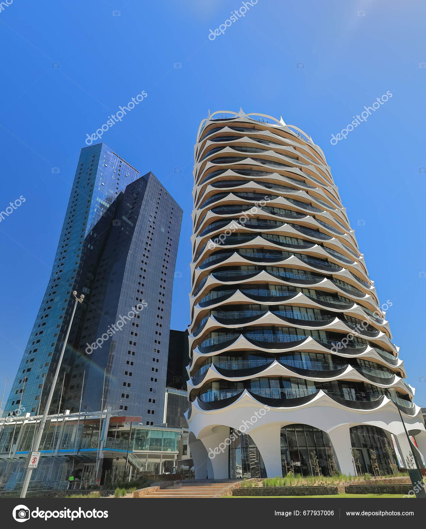 Residential Buildings Featuring Two Conjoined Inclined Storey ...