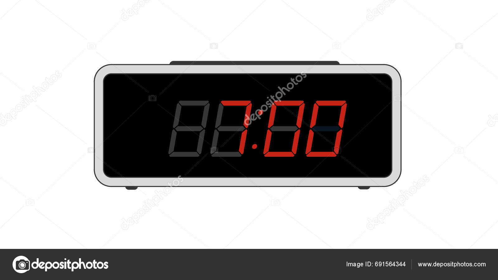 Digital Black Alarm Clock Displaying Clock Logo Design Digital Clock ... Digital Black Alarm Clock Displaying Clock Logo Design Digital Clock ...