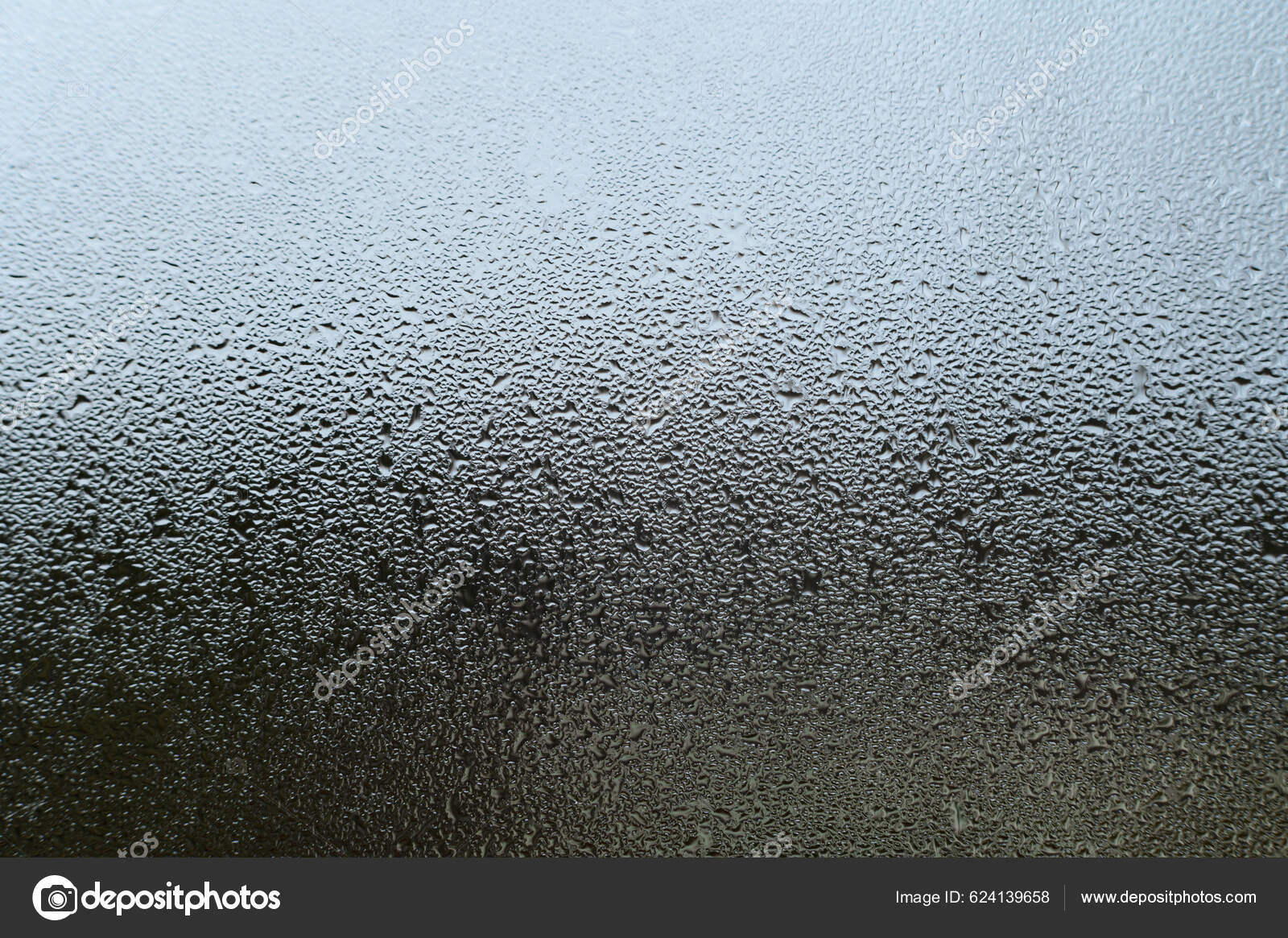 Dew Drops Condensation Glass Cold Season High Humidity Windows Houses ...