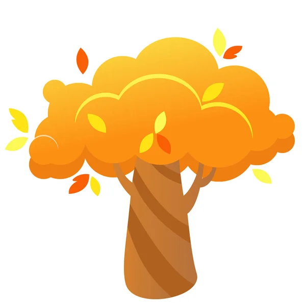 Cartoon Fall Tree