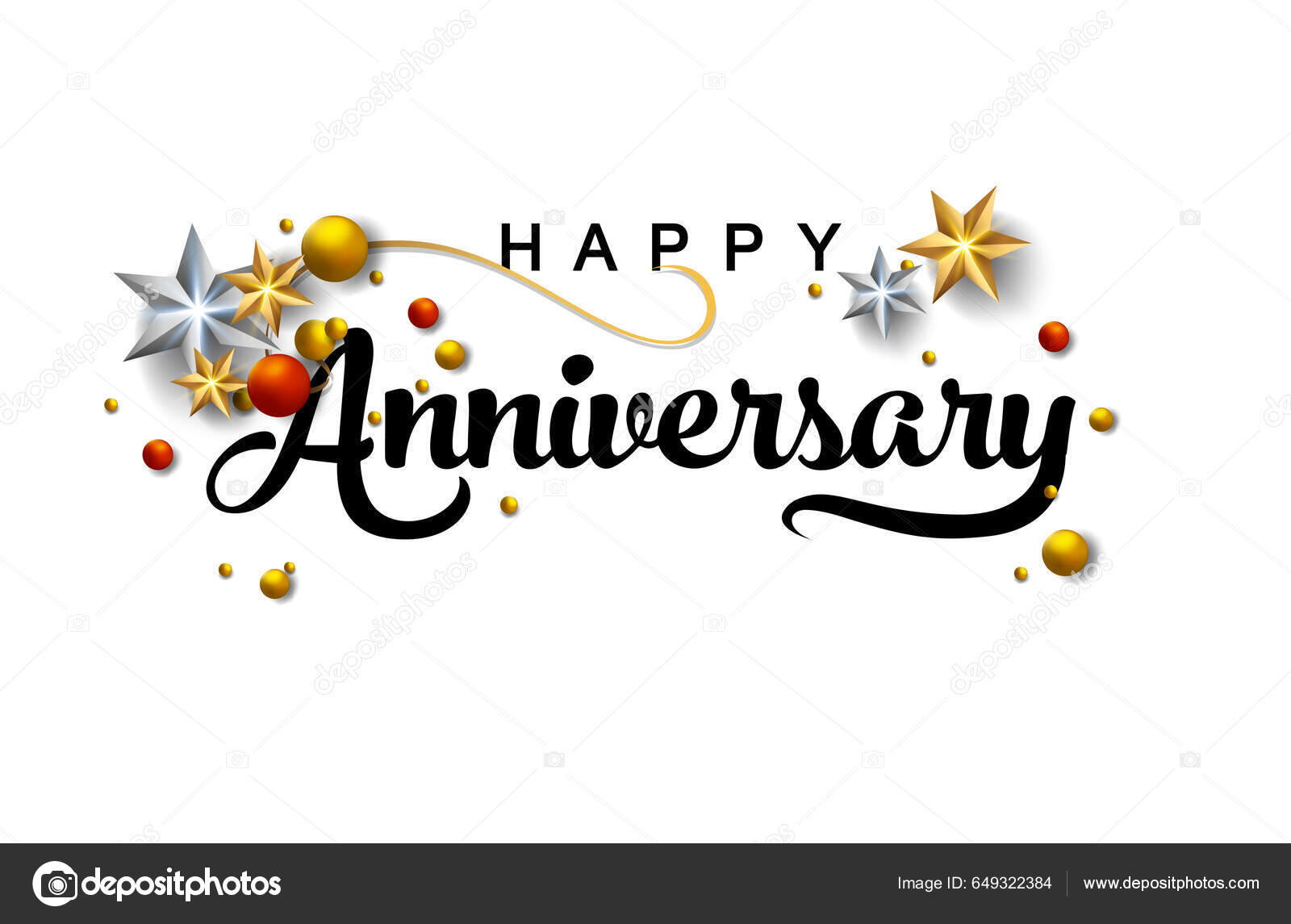 Happy Anniversary Banner Template